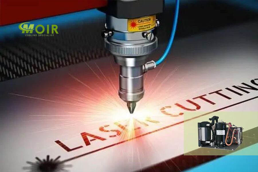 Mini-Compressor Cooling Units for Industrial Laser System - MOIR COOLING